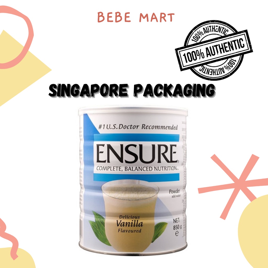 Ensure Regular Adult Nutrition Powder - Vanilla 850g | Shopee Singapore
