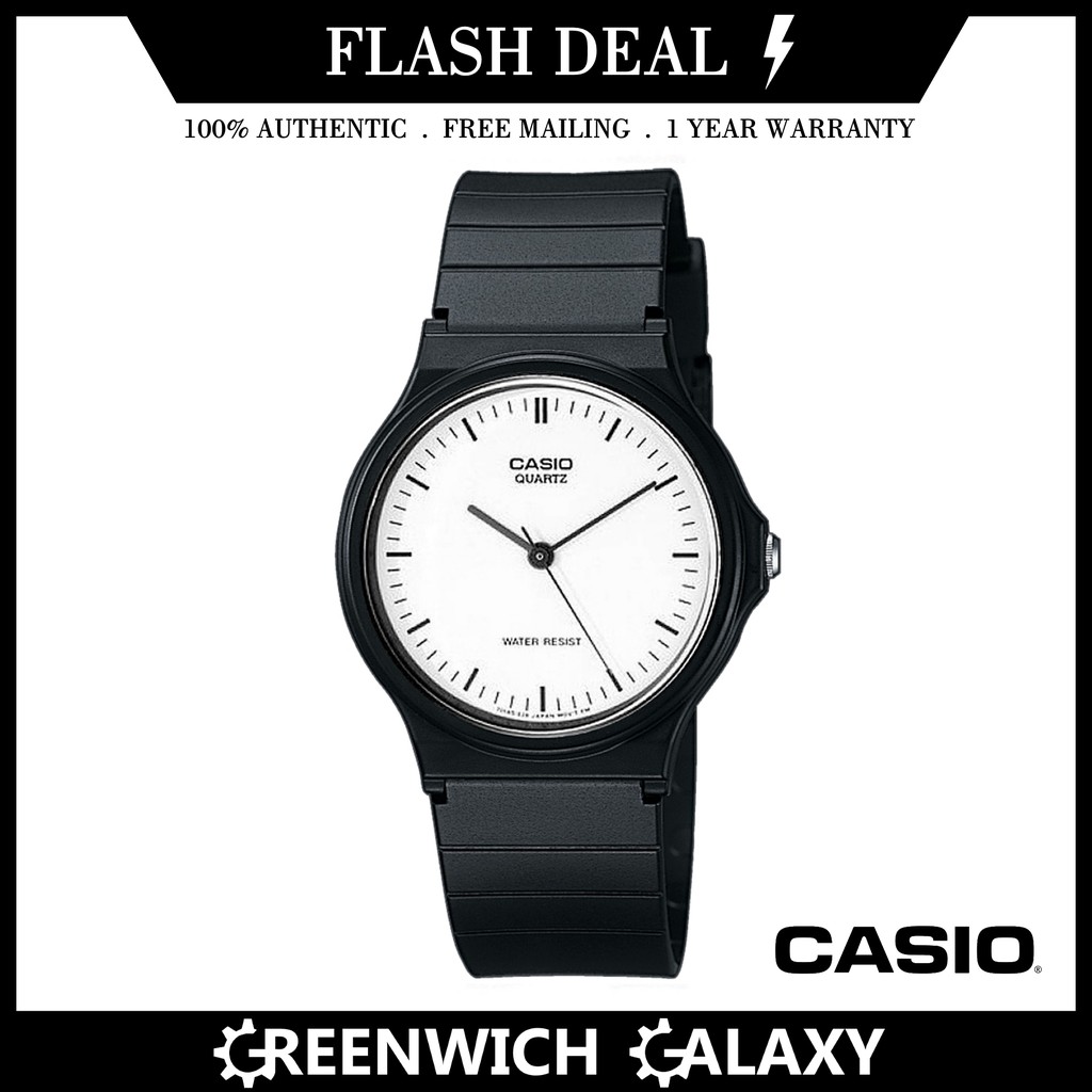 Authentic Casio Simple Plain Watch (MQ-24-7EL) | Shopee Singapore