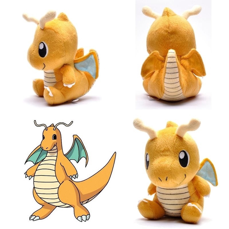 Pokemon Plush Toy Dragonite 7" Cute Collectible Soft Stuffed Animal ...
