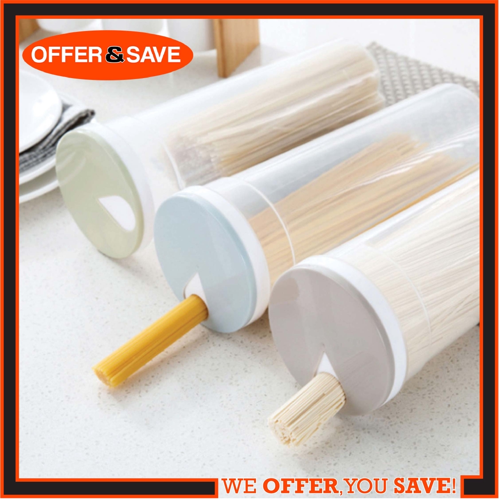 Plastic Spaghetti Storage Container With Serving Measurement / Pasta ...
