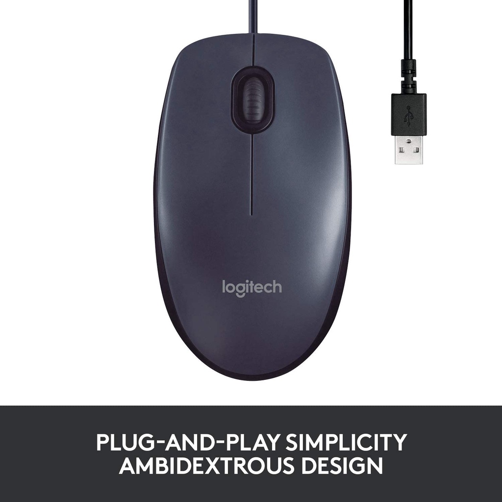 Logitech M100R USB Wired Mouse | Shopee Singapore