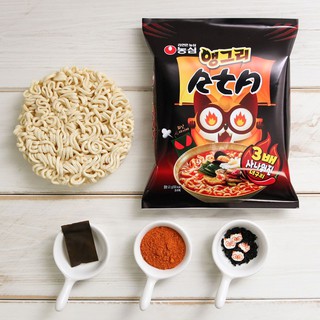 NONGSHIM Angry Neoguri Ramen (5packsX121g) / RtA Spicy korean noodle ...