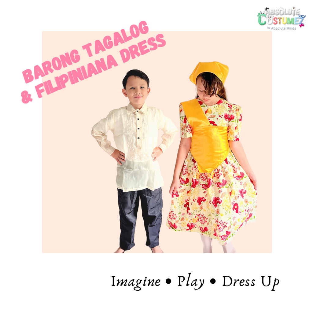 SG Local Seller Barong Tagalog/Filipiniana Dress/Traditional Wear ...