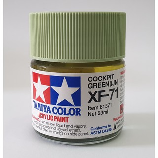 Tamiya Acrylic XF71 Cockpit Green IJN 23ml Cat Gundam Model Kit ...