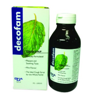 Teva Decofam Cough Syrup 100ml[Exp Date : 31/01/2024] [Aurigamart ...