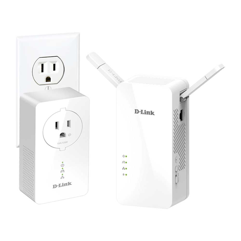 D-Link PowerLine AV2 1000 Wi-Fi AC1200 Starter Kit DHP-W611AV | Shopee ...