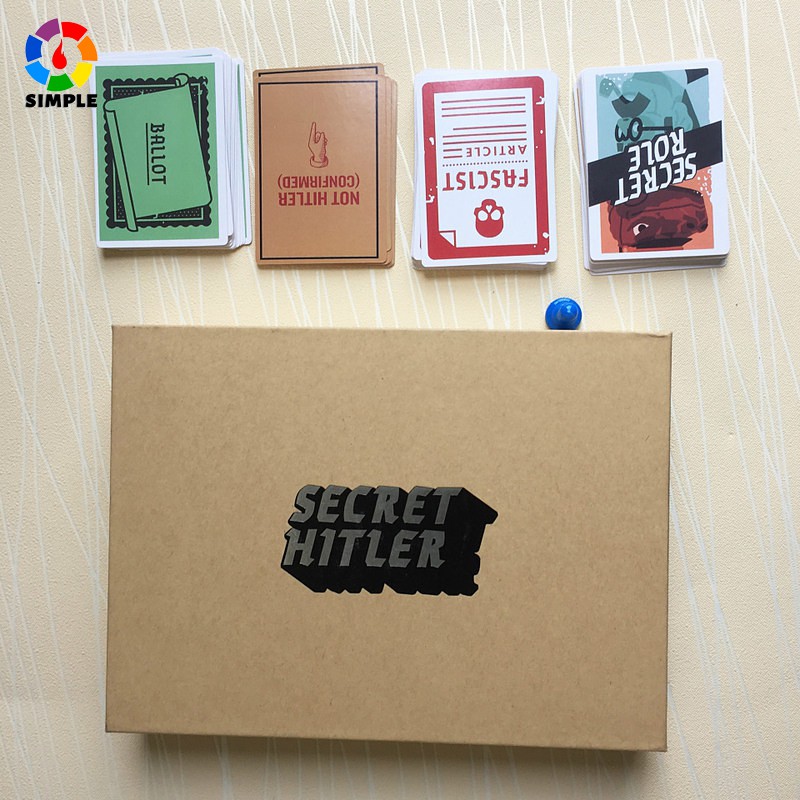Secret Hitler Card Board Game Poker Cards Chess Dice Puzzle Educational ...