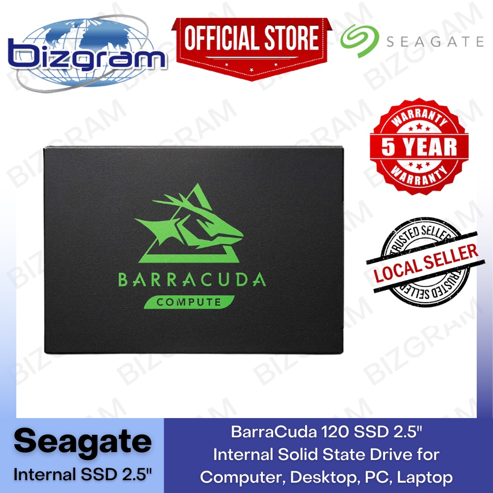 Seagate BarraCuda 120 SSD Internal Solid State Drive (250GB / 500GB ...