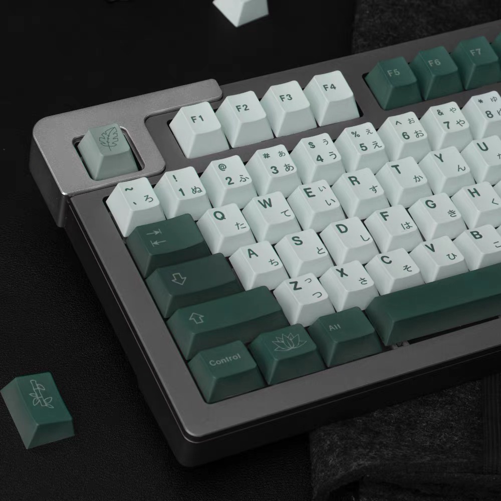 [Keycap Set] PBT 135 Keys Botanical Cherry Profile Sublimation Keycaps ...