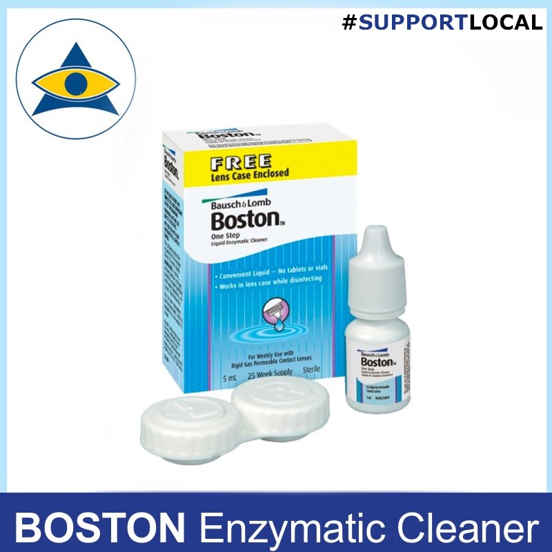 BOSTON Enzymatic Cleaner | RGP hard lens protein remover | Shopee Singapore