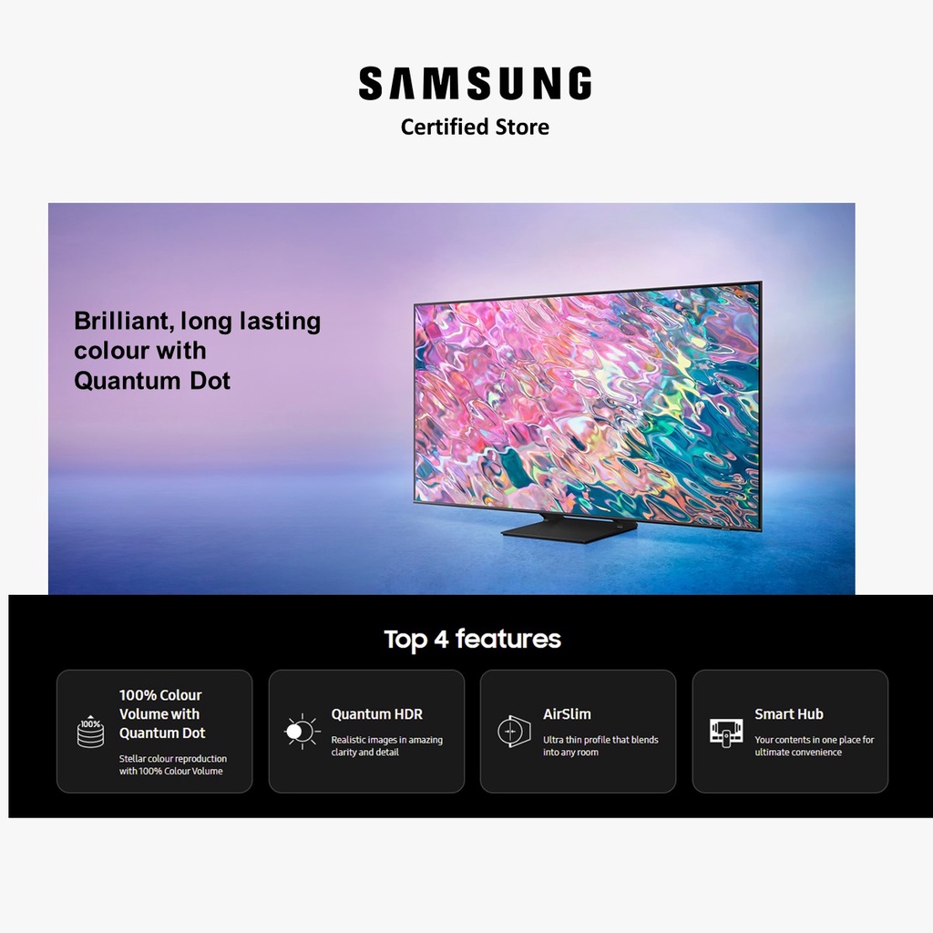 Samsung Online Exclusive Q60B 75 inch Smart TV Quantum 4K | Quantum HDR ...