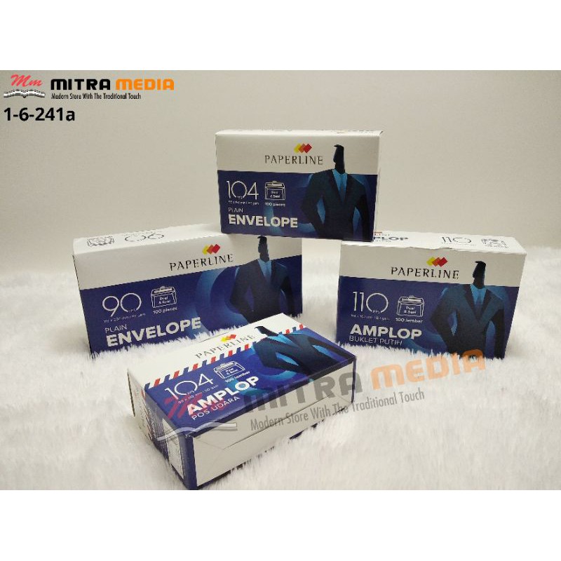 Paperline White AMPLOP And J PLUS Size 90/110/104 Adhesive Children ...