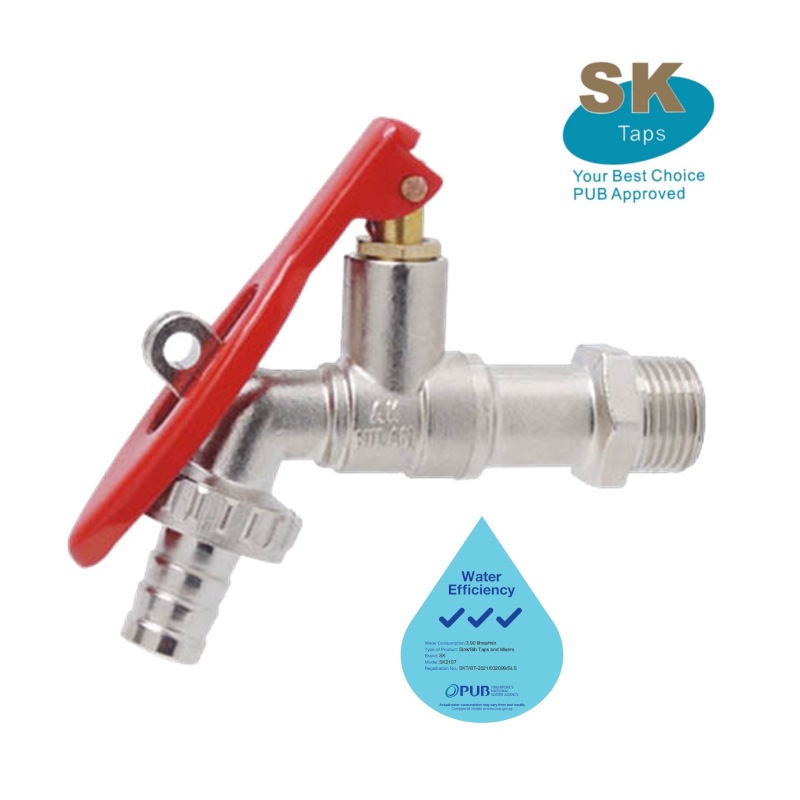 SK TAPS Lockable Garden/Washing Machine Tap | Shopee Singapore