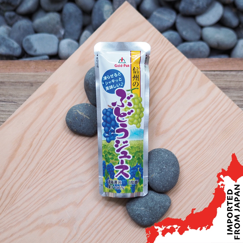 Gold Pak Shinshu Grape Juice Pouch - 90g | Shopee Singapore
