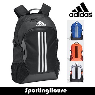 Adidas Power Backpack Front zip pocket Side slip-in pockets Padded ...