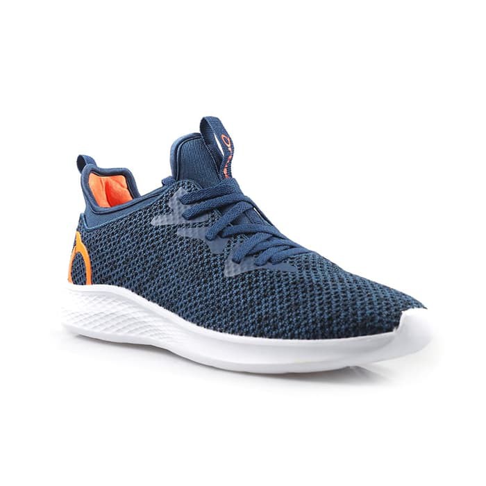 Sneakers Shoes ORTUSEIGHT PHYTON (Navy Orthange) | Shopee Singapore