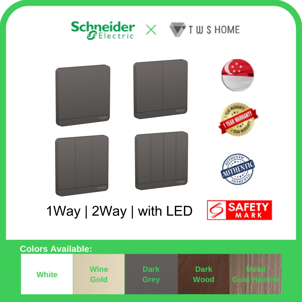 Schneider Electric AvatarOn- 16AX 250V 1Gang to 4Gang/ 1Way, 2Way ...