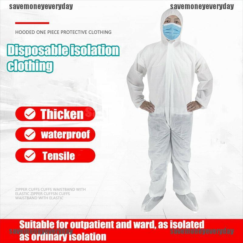 [Crown] Hazmat Suit Anti-Virus Protection Clothing Safety Coverall ...
