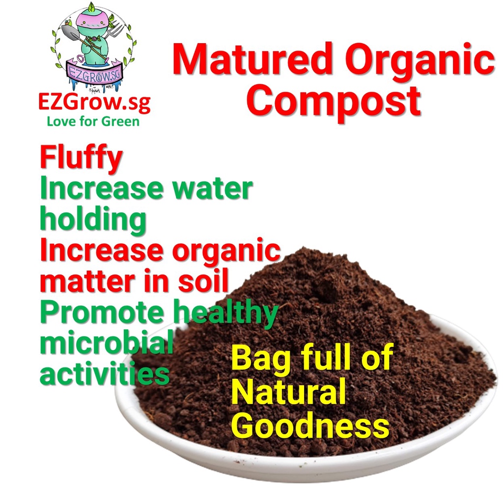 [Superior Quality] Organic Fertiliser Compost | Promote Good Microbial ...