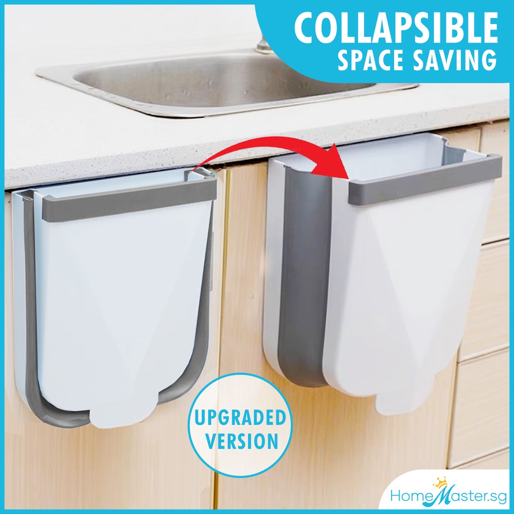 [SG Ready Stock] Foldable Hanging Dustbin Creative Collapsible Space ...