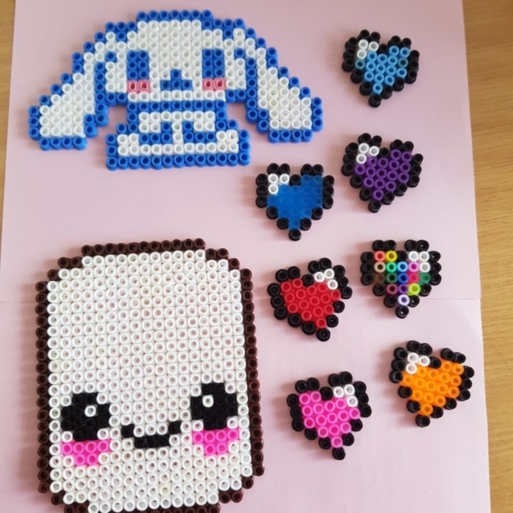[INSTOCK/PREORDER] Handmade pyssla/perler beads craft cinnamoroll ...