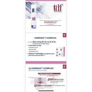 Tdf Fairence T Complex Lightening Cream 30g (Date 2023) | Shopee Singapore