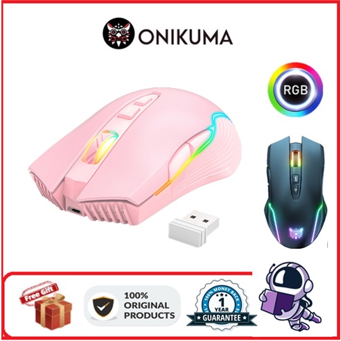 Onikuma CW905 Wireless Gaming Mouse 2.4G Wireless Mouse 5 Gear ...
