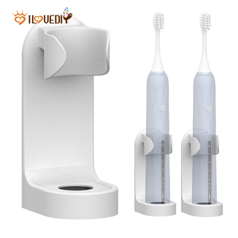 Bathroom Space Saving Electric Toothbrush Holder / Self Adhesive Wall ...