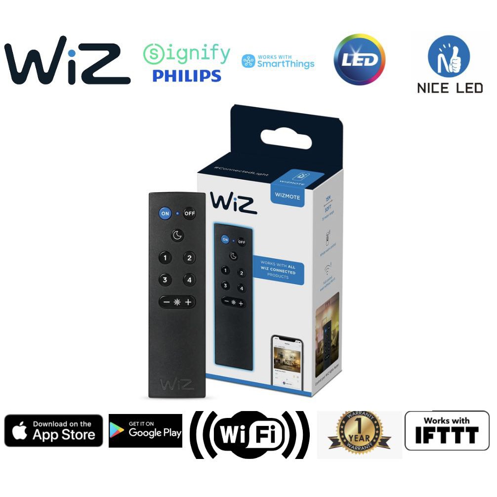 Philips WiZ Remote Control ( Smart Lighting ) | Shopee Singapore
