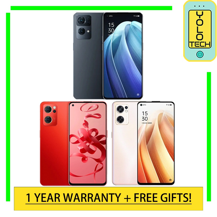 Oppo Reno 7 Pro 5G / 7 5G / 7 SE 5G | 128GB/256GB + 8/12GB RAM | Dual ...