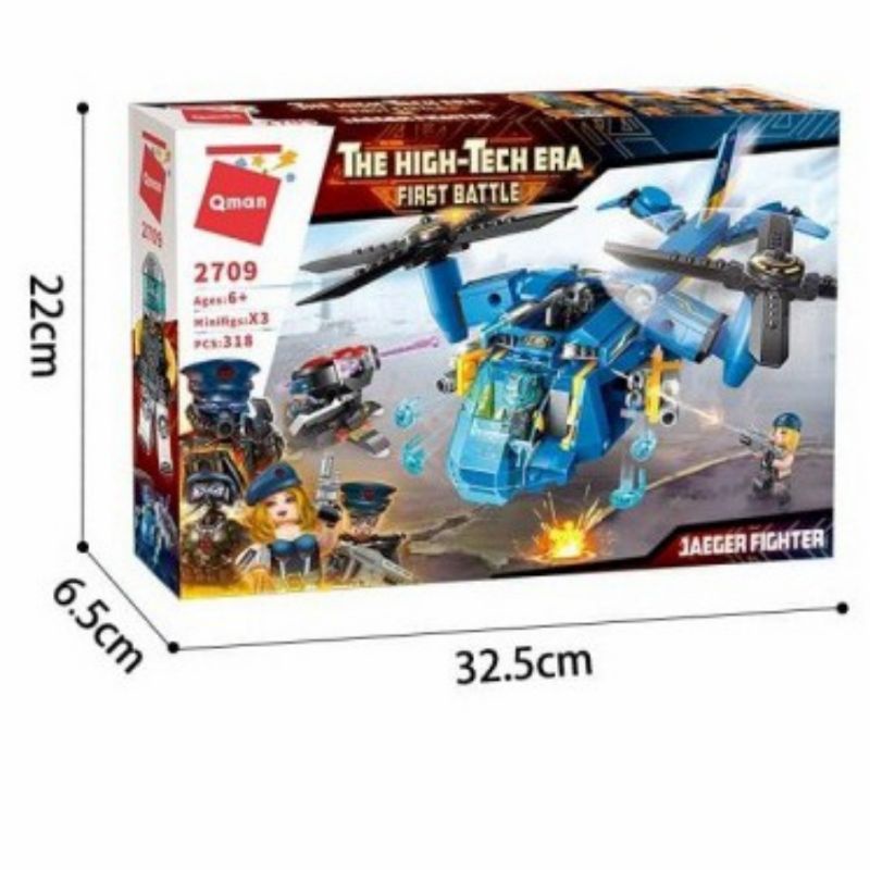 Lego Block Army Helicopter Double Propeller Military | Shopee Singapore