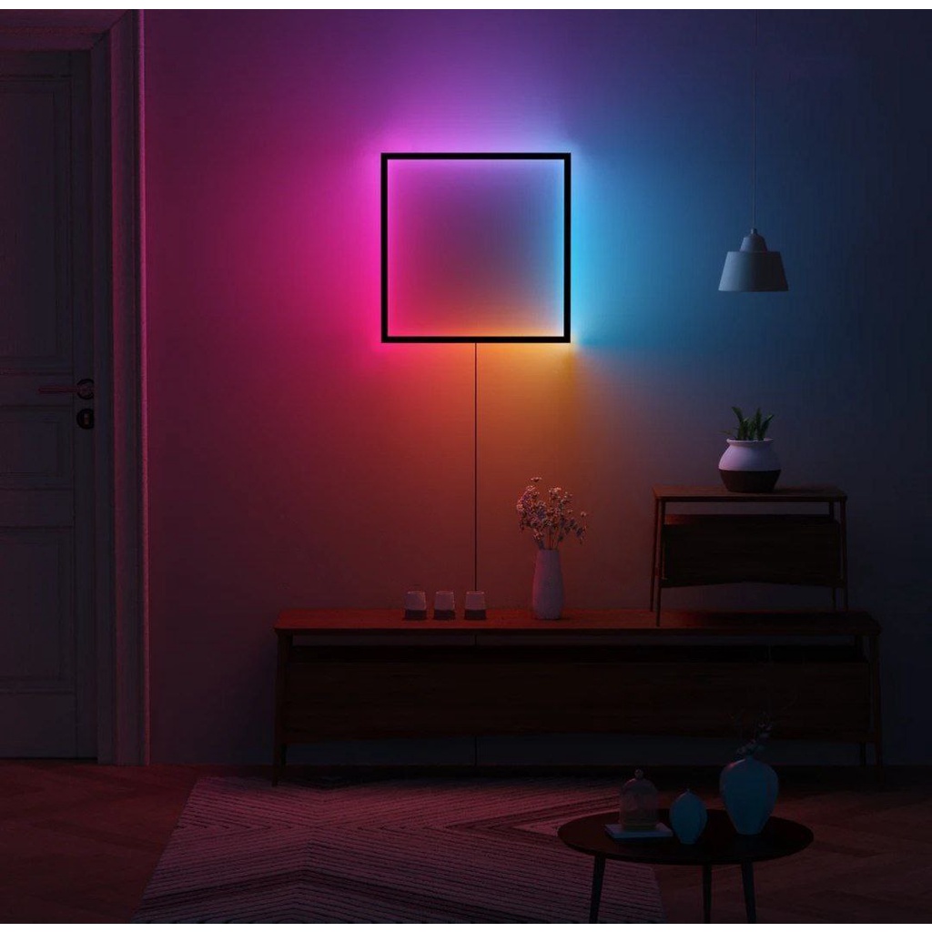 ⭐[SG SELLER]⭐ Big Minimalist RGB Square Wall Lamp / Nordic RGB Square ...