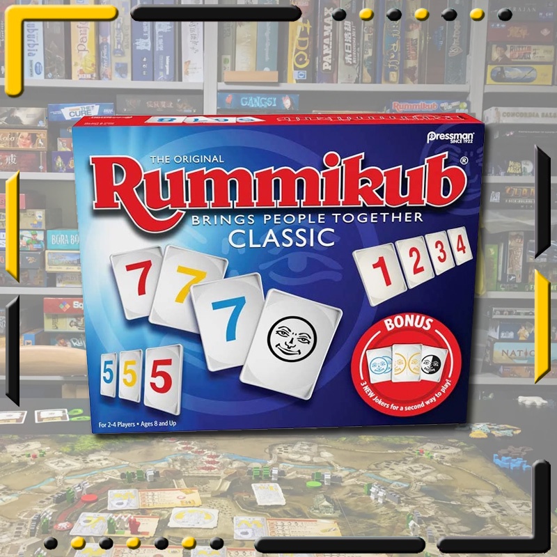 The Original Rummikub Board Game Travel Box with Bonus Jokers Game ...