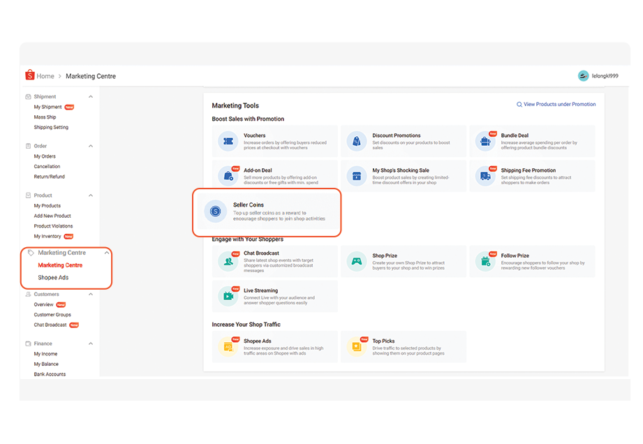 Seller Coins for Shop Prize | Shopee MY Seller Education Hub