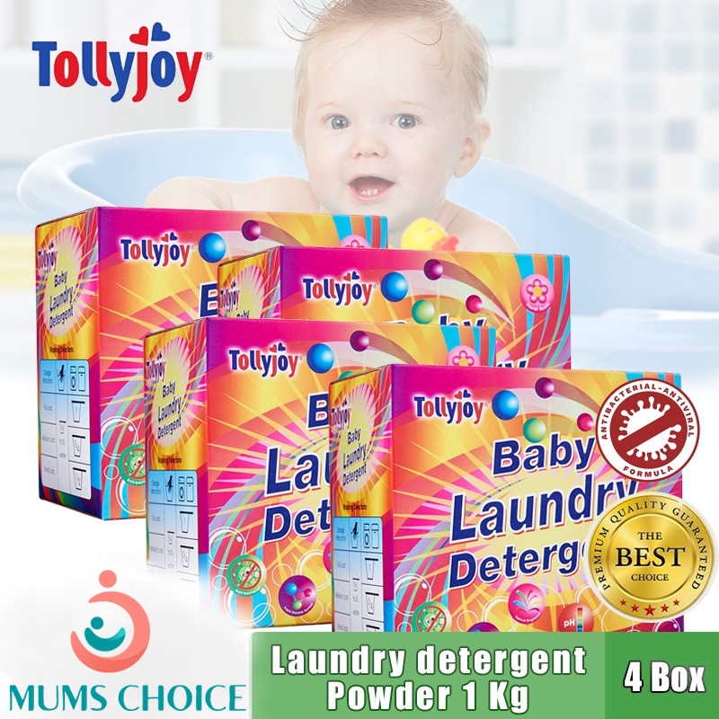 Tollyjoy Laundry Detergent Powder 1kg/Box | Shopee Singapore