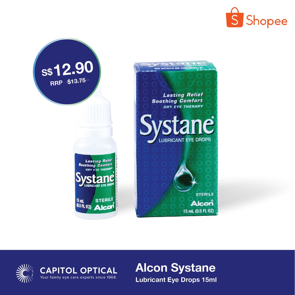 Alcon Systane Lubricant Eye Drops 15ml | Shopee Singapore