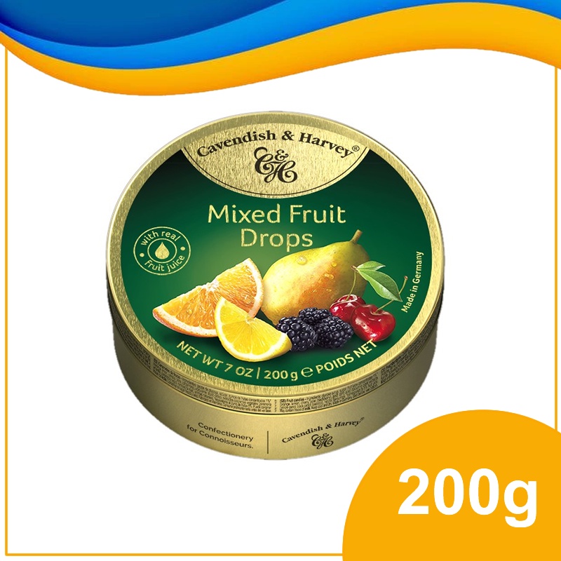 CAVENDISH & HARVEY Mixed Fruit Drops 200g (Exp: May 2024) | Shopee ...