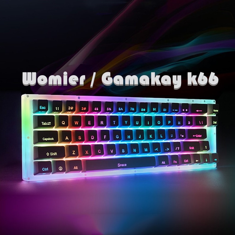 Womier Gamakay K66 Mechanical RGB Gaming Keyboard🔥 | Shopee Singapore