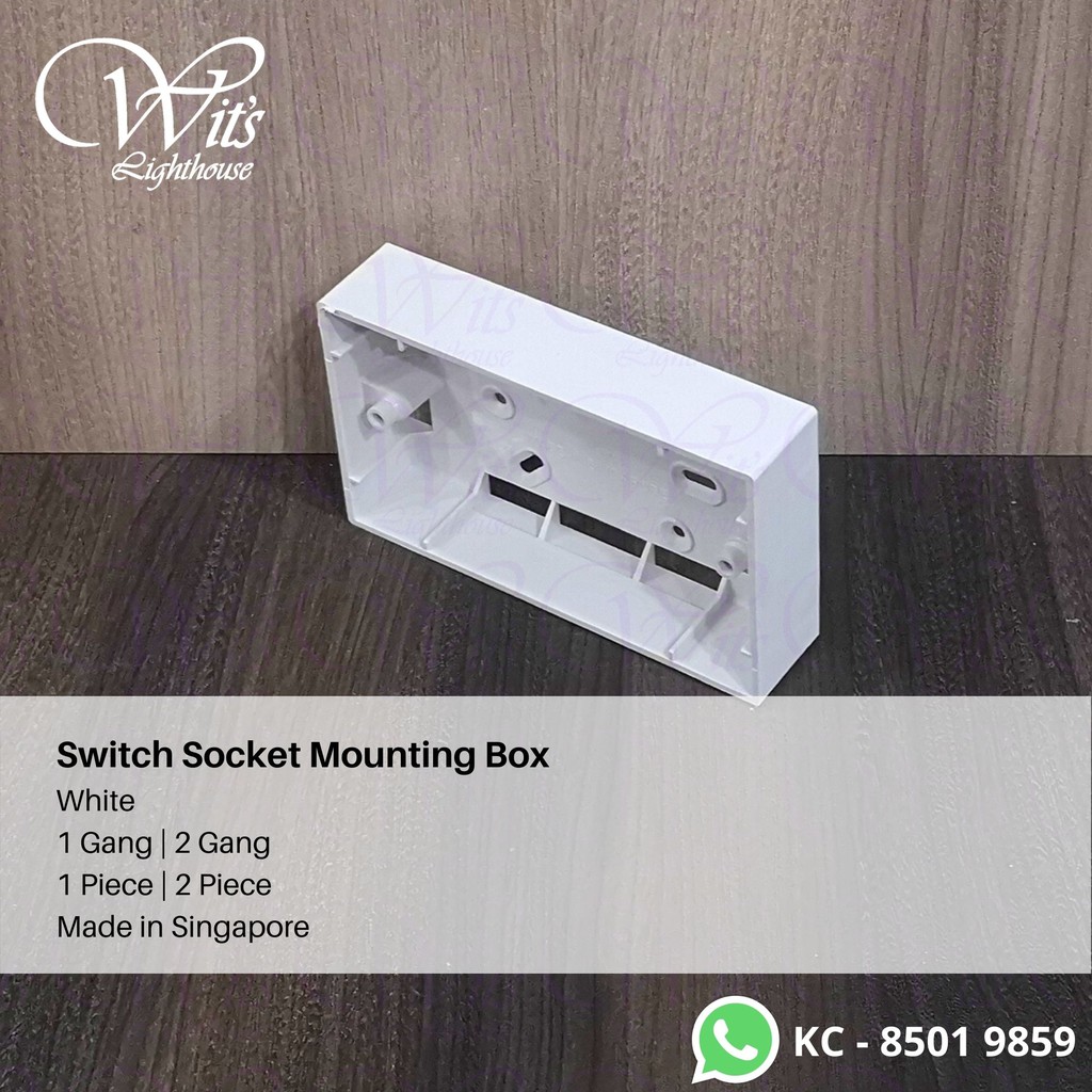 ★Bundle Deal★ Switch Socket Box for 1 Gang 2 Gang Switch Socket Outlet ...