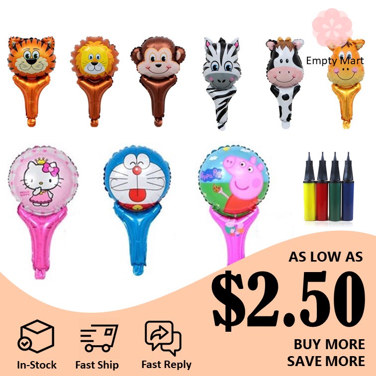 Mini Safari Zoo Animal Head / Hello Kitty / Doraemon / Peppa Pig ...