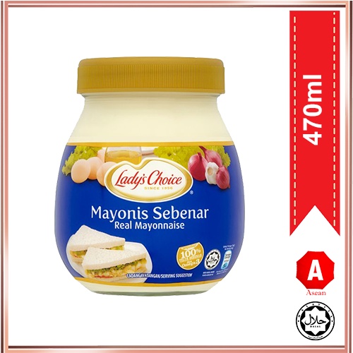 Lady's Choice Real Mayonnaise | Mayonis Sebenar 470ml | Shopee Singapore