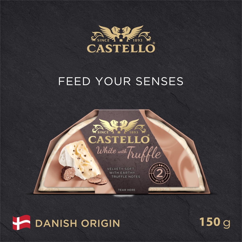 Castello White Mould Cheese with Truffle 150g | Shopee Singapore