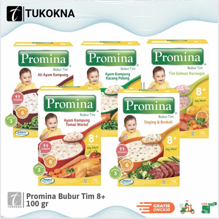 Promina Porridge Team 8+ 100 gr | Shopee Singapore