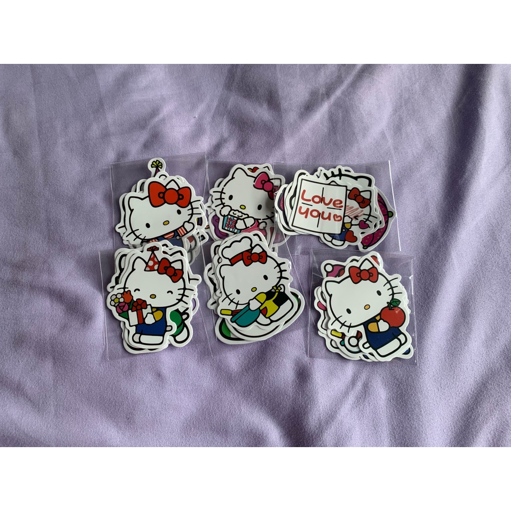 SANRIO HELLO KITTY WATERPROOF STICKER PACK | Shopee Singapore