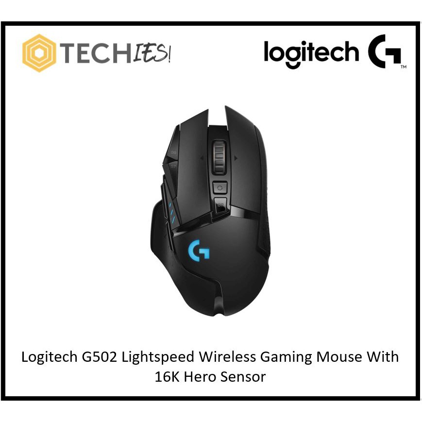 Logitech G502 LIGHTSPEED Wireless Gaming Mouse with Hero sensor and ...