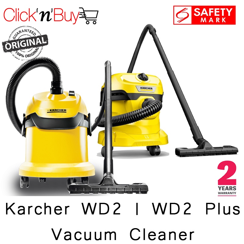 Karcher WD2 | WD2 Plus Vacuum Cleaner. Wet and Dry Multi Purpose Type ...