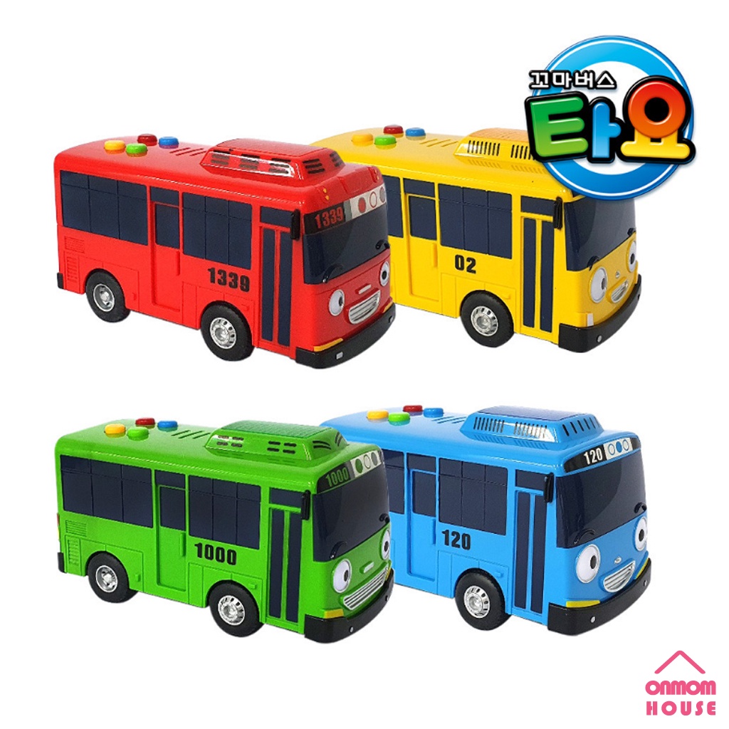 My Singing Friend TAYO ROGI RANI GANI 4 Style Friction Bus Car Toy ...