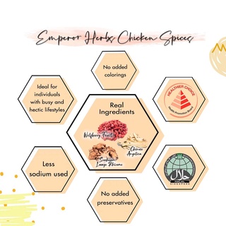 SEAH'S SPICES Emperor Herbs Chicken Spices Premix | Shopee Singapore