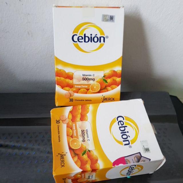 Cebion Vitamin C 500mg Chewable Tablets (30's/ 3X30's) | Shopee Singapore