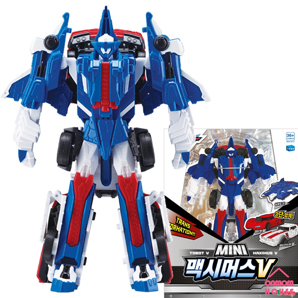 Tobot V Mini Maximus V Transformer Robot Figure 3 vehicle combined ...
